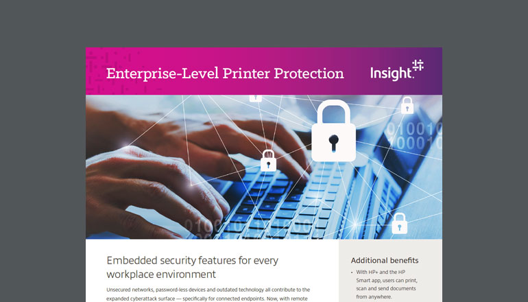 Insight + HP Wolf Security: Enterprise-Level Printer Protection | Insight