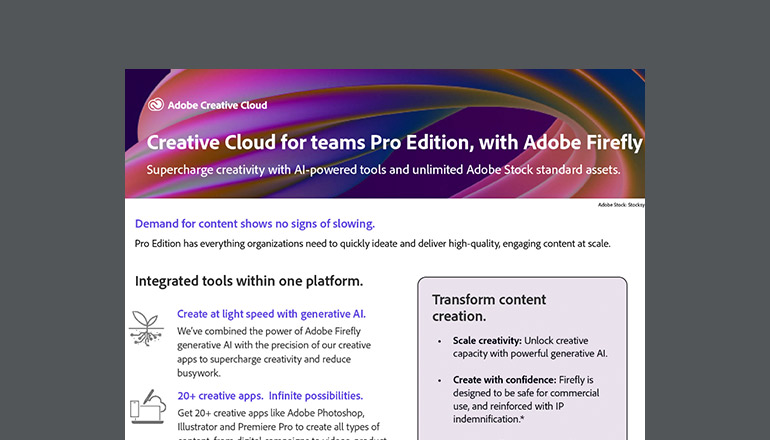 Creative Cloud for Teams | Insight