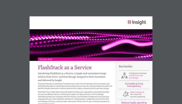 FlashStack as a Service | Insight