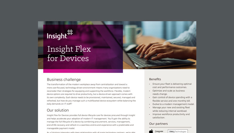 Insight Flex for Devices | Device as a Service | Insight