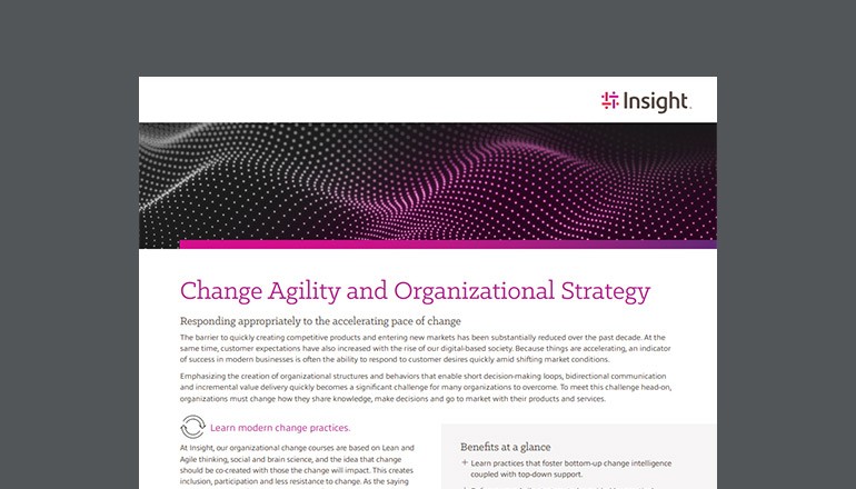 Change Agility and Organizational Strategy | Insight