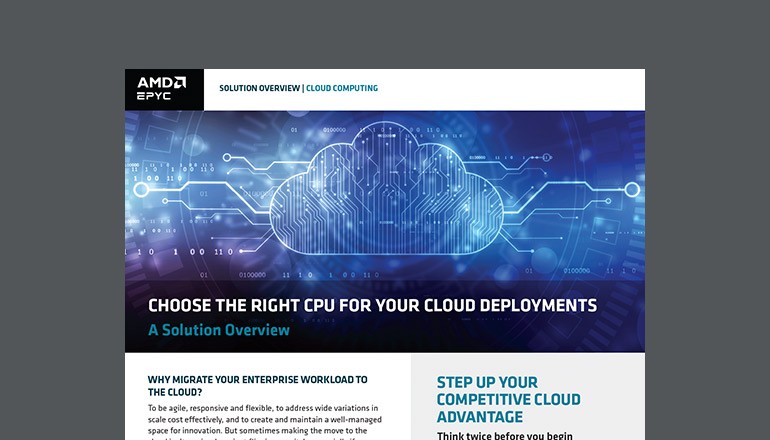 Choose The Right CPU For Your Cloud Deployments | Insight