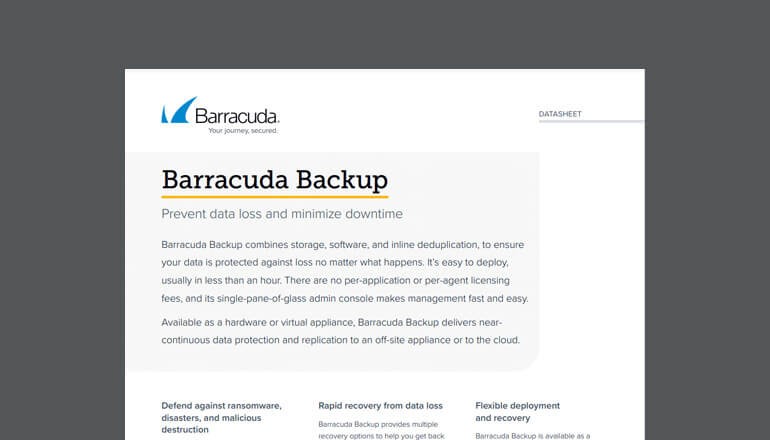 Barracuda Backup | Insight