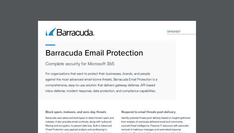 Barracuda Email Protection Incident Response | Insight