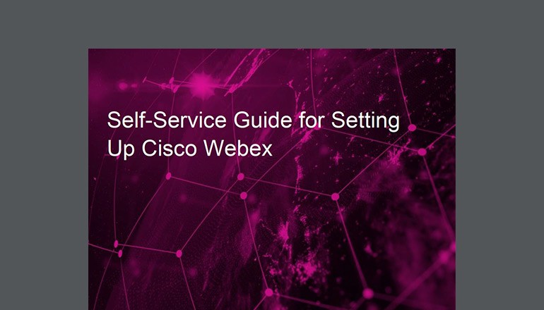 Self-Service Guide for Setting Up Cisco Webex | Insight