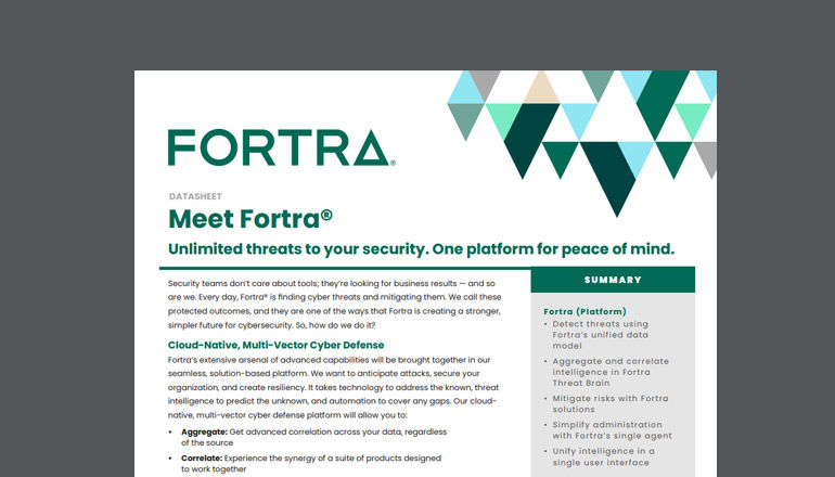 Meet Fortra | One Platform For Peace of Mind | Insight