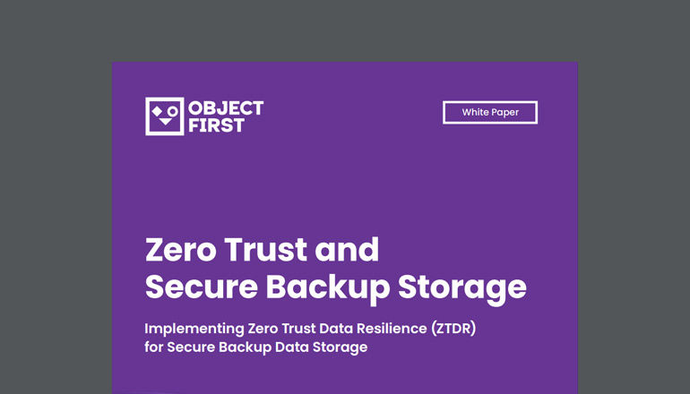Zero Trust and Secure Backup Storage | Insight