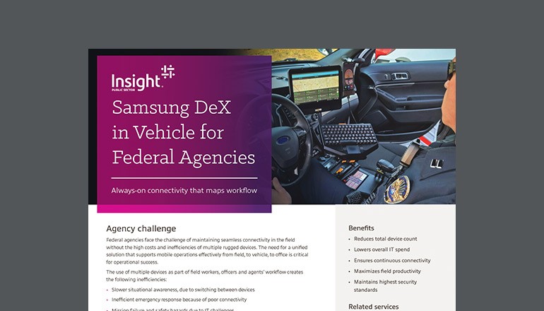 Samsung DeX in Vehicle for Government | Insight
