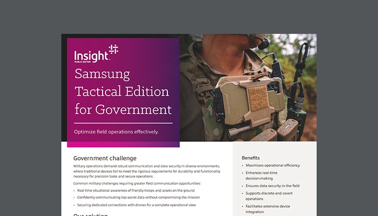 Samsung Tactical Edition Smartphones for Government | Insight