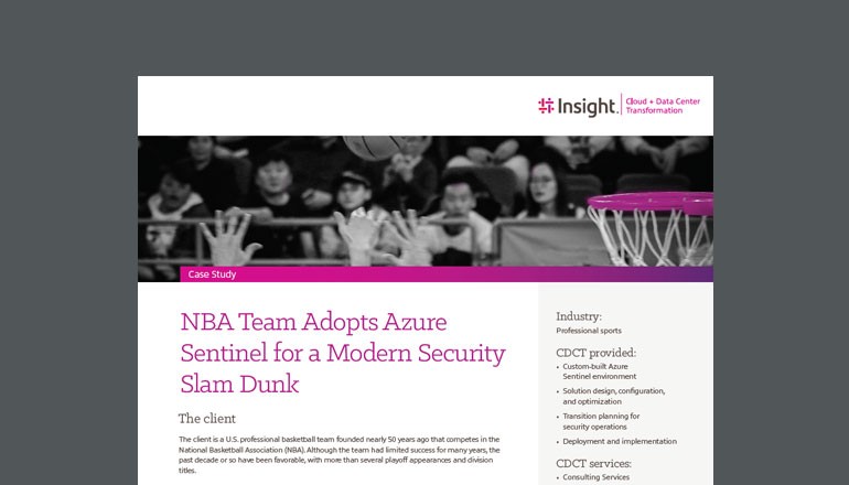 NBA Team Boosts Security With Azure Sentinel | Insight