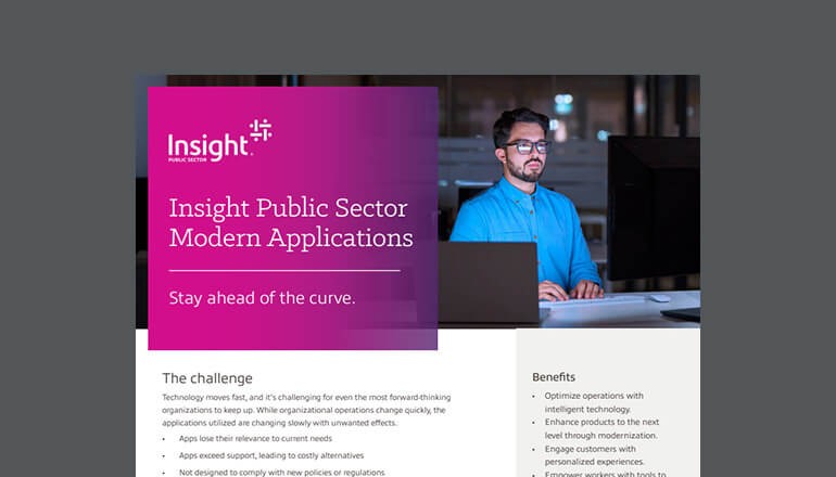 Insight Public Sector Modern Applications | Insight