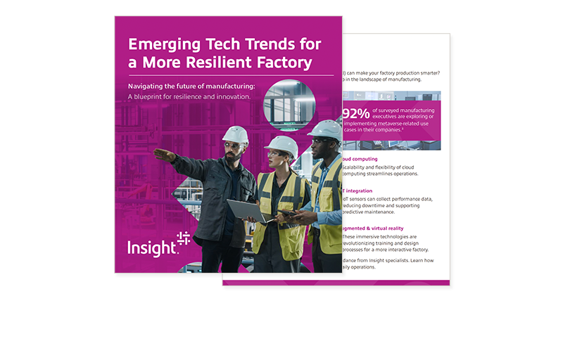 Emerging Tech Trends for a More Resilient Factory | Insight