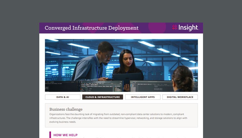 Converged Infrastructure Deployment | Insight