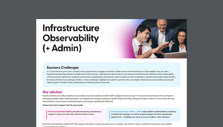 Infrastructure Observability (+ Admin) | Insight