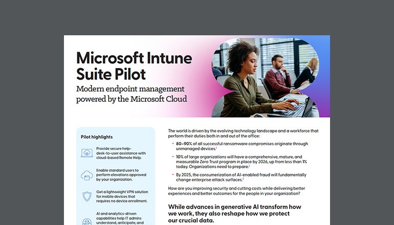 Microsoft Intune Suite Pilot | Insight