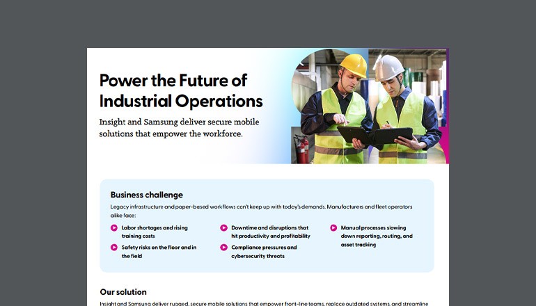 Power the Future of Industrial Operations | Insight
